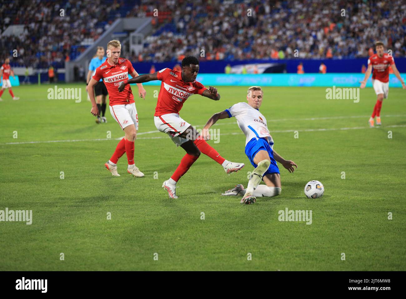 VORONEZH, RUSSIA, AUGUST 27, 2022. The 2022/23 Russian Football Premier ...