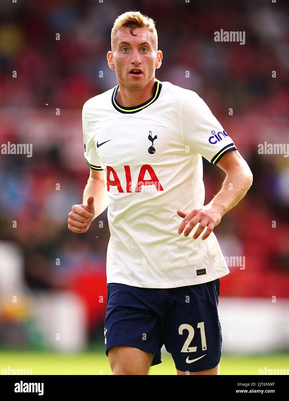 Tottenham Hotspur's Dejan Kulusevski during the Premier League match at ...