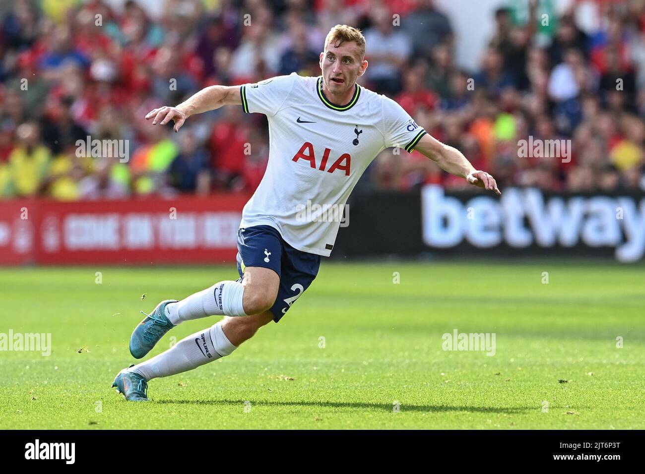 Dejan Kulusevski #21 of Tottenham Hotspur during the game Stock Photo ...