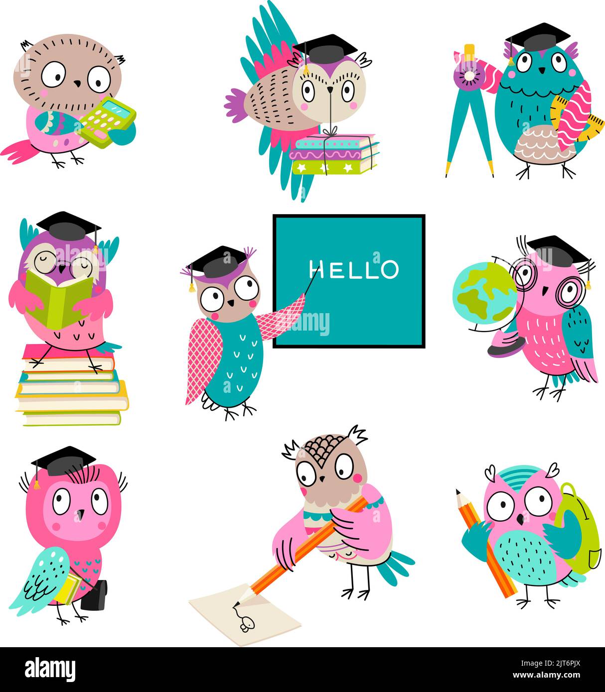 Teaching animals in school Cut Out Stock Images & Pictures - Alamy