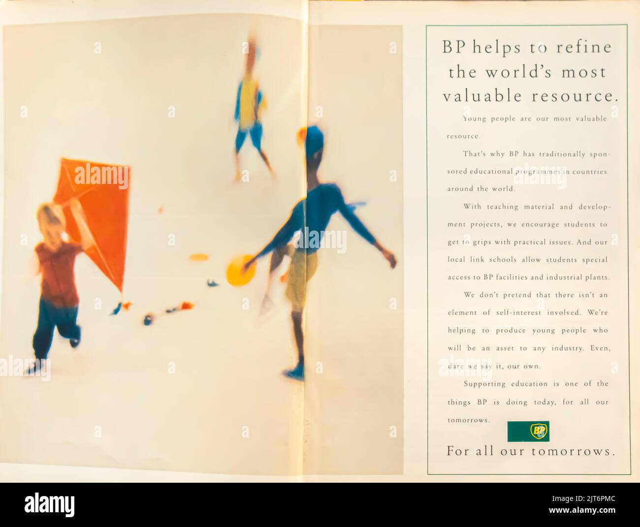 Bp magazine advert hi-res stock photography and images - Alamy