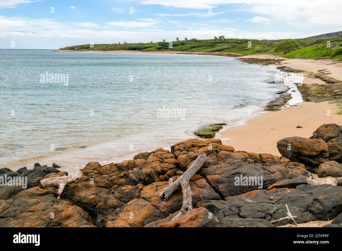 Lana’i North Shore - Shipwreck Beach Stock Photo - Alamy