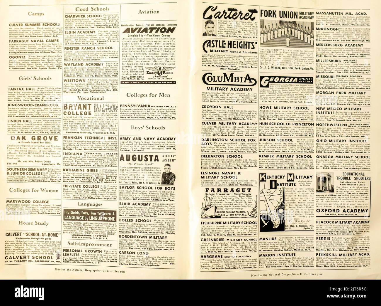 Schools, academies education adverts on 2 pages, advertisement placed ...