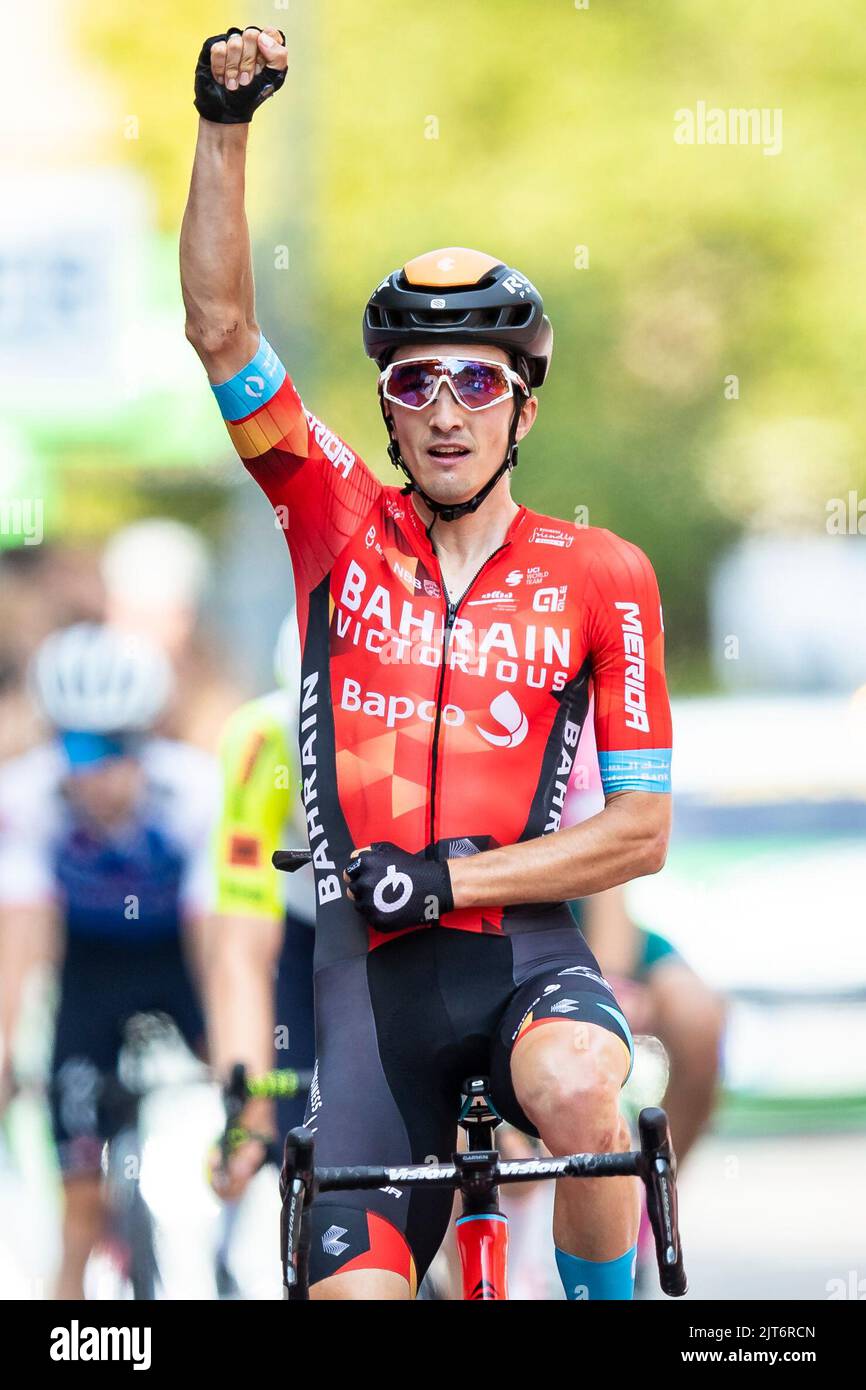 Stuttgart, Germany. 28th Aug, 2022. Pello Bilbao Lopez from Spain and ...