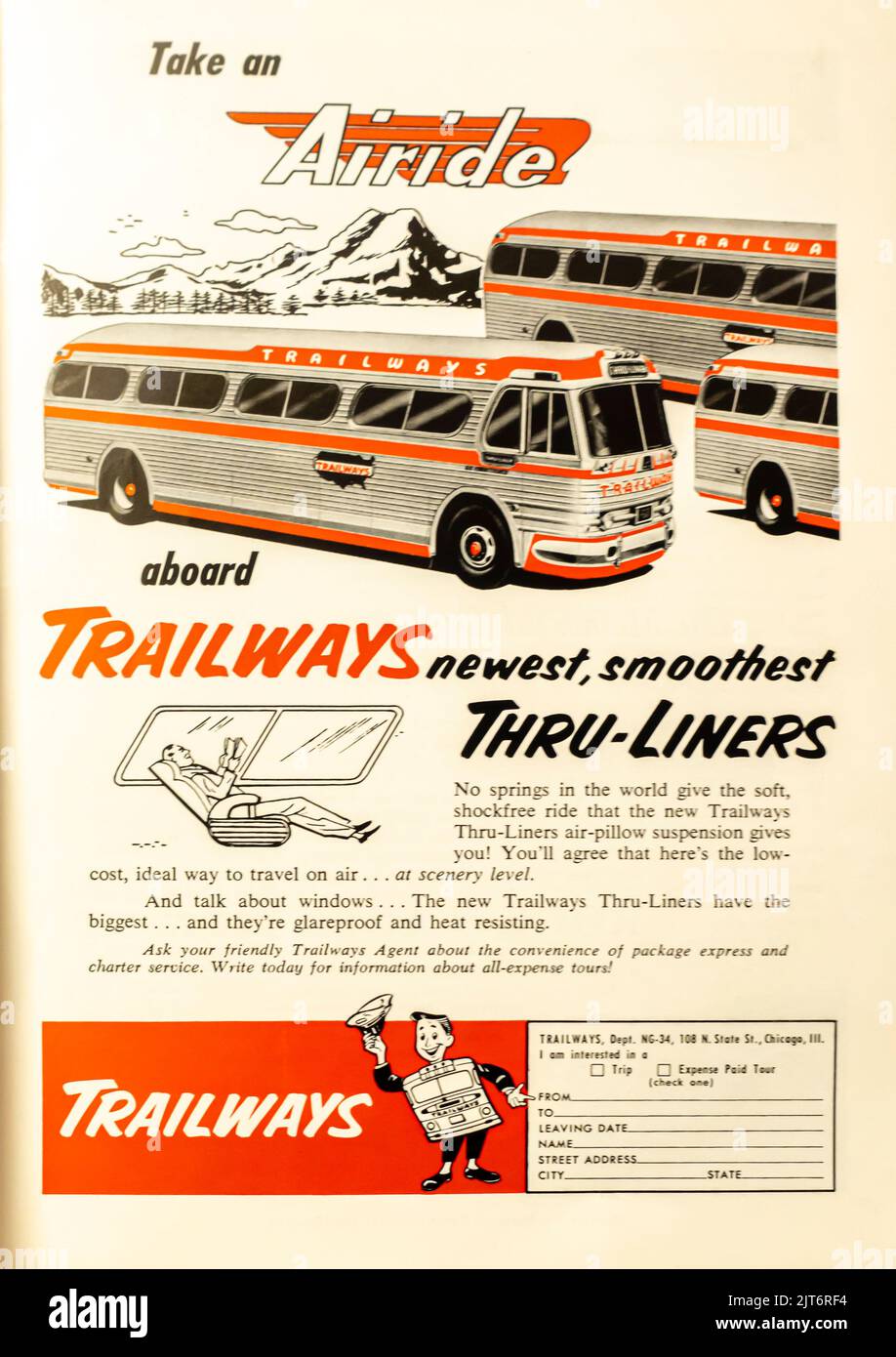 1950s bus vintage bus vintage buses hi-res stock photography and images ...