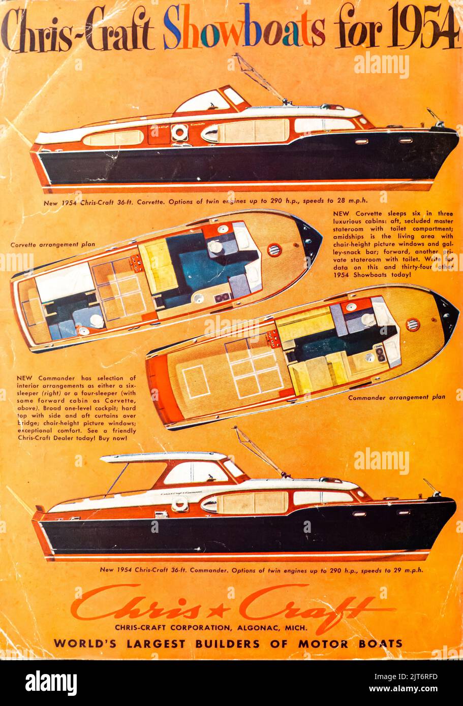 Chris craft advertisement hi-res stock photography and images - Alamy