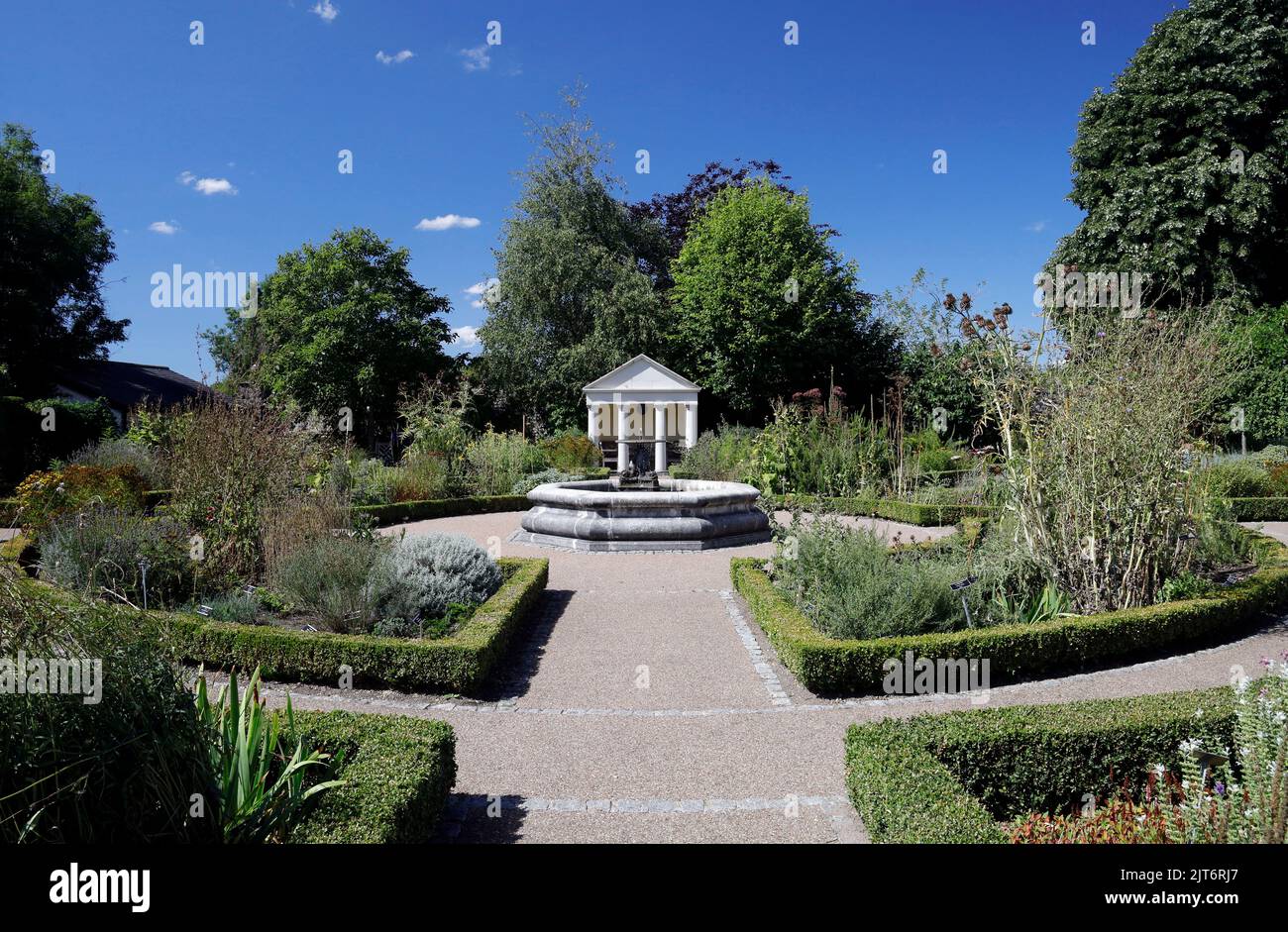 Dolphin fountain and small greco/roman style summer house / gazebo ...