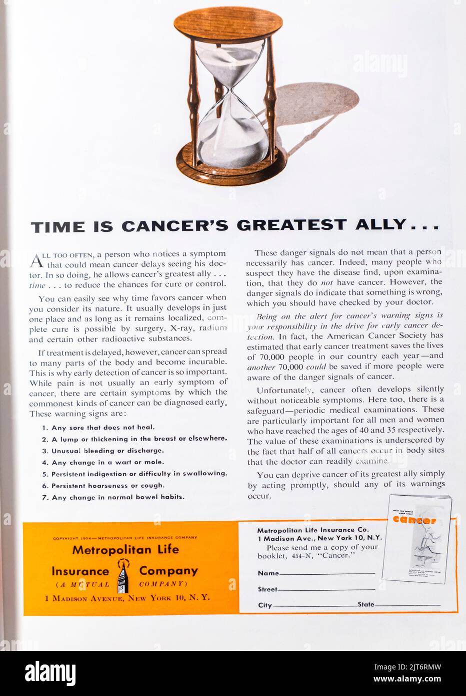 Metropolitan life insurance advert hi-res stock photography and images ...