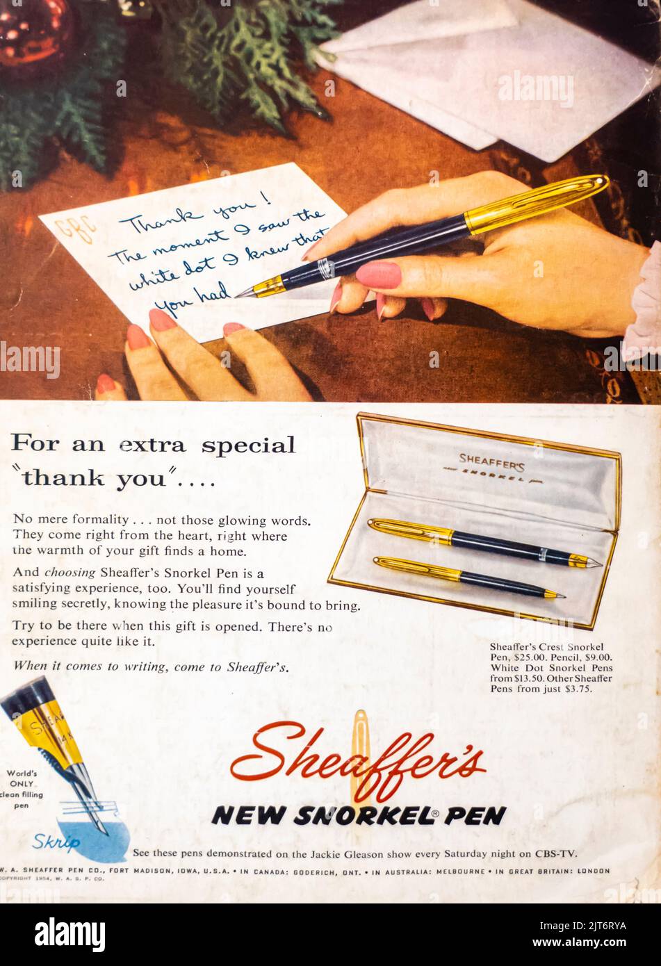 Sheaffer's hi-res stock photography and images - Alamy