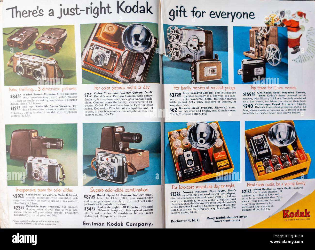 1950s camera ads hi-res stock photography and images - Alamy