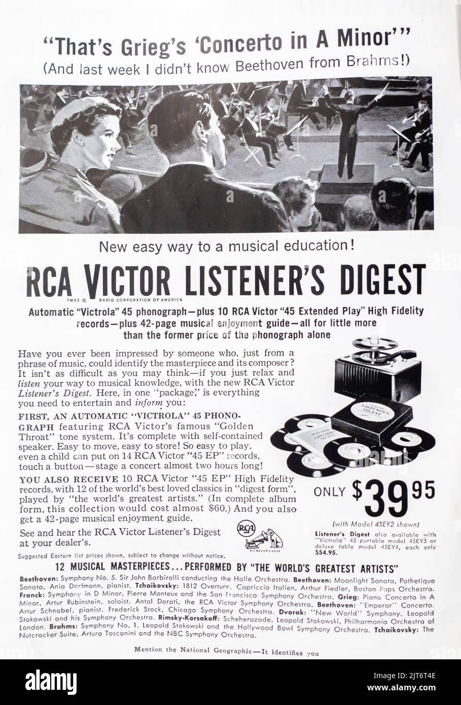 Rca ads hi-res stock photography and images - Alamy