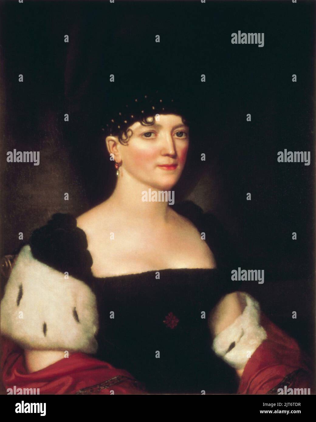 Elizabeth Kortright Monroe, the wife and First Lady of James Monroe ...