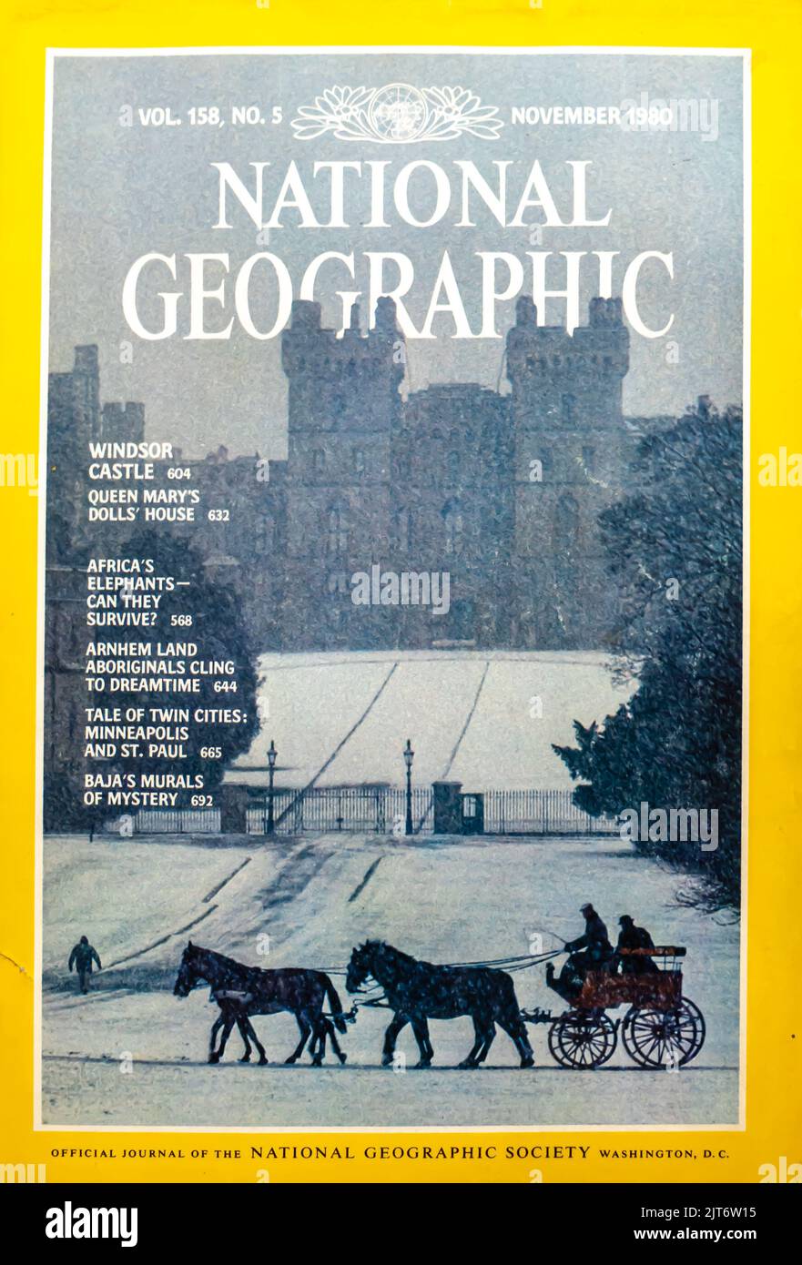 1980s National Geographic Magazines