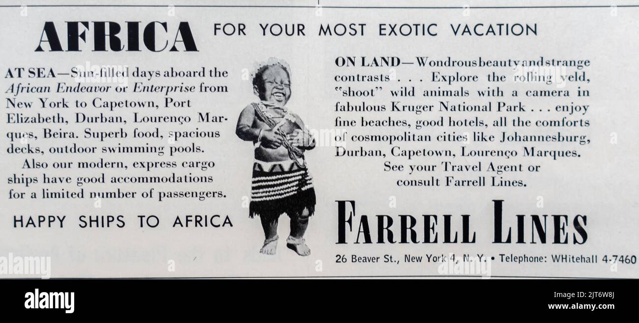 American advertisements africa hi-res stock photography and images - Alamy