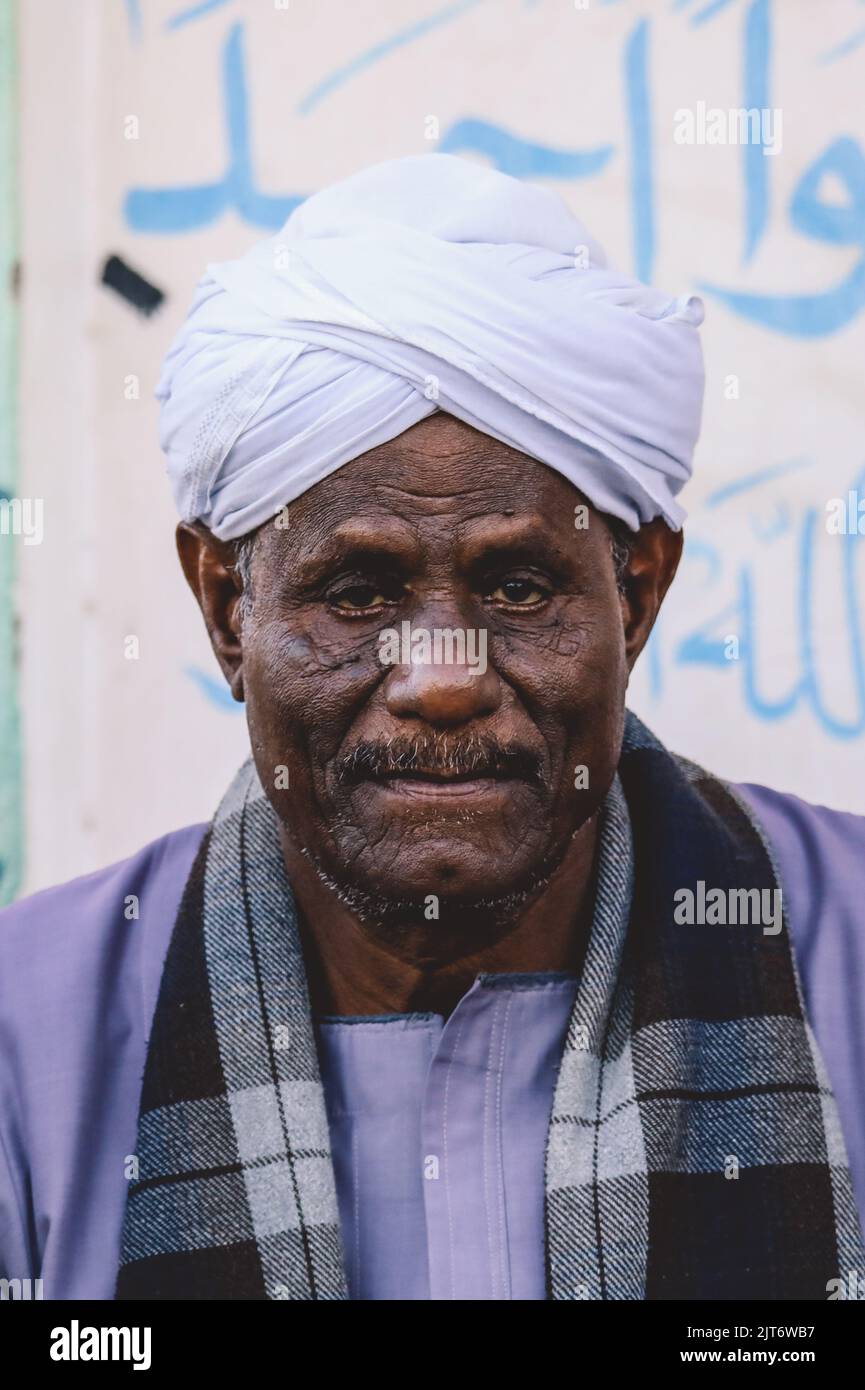 Luxor, Egypt - November 07, 2021: Close up Portrait of the Local ...