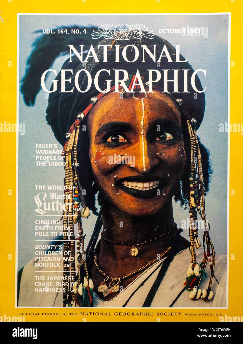 National Geographic magazine cover, August 1983 Stock Photo - Alamy