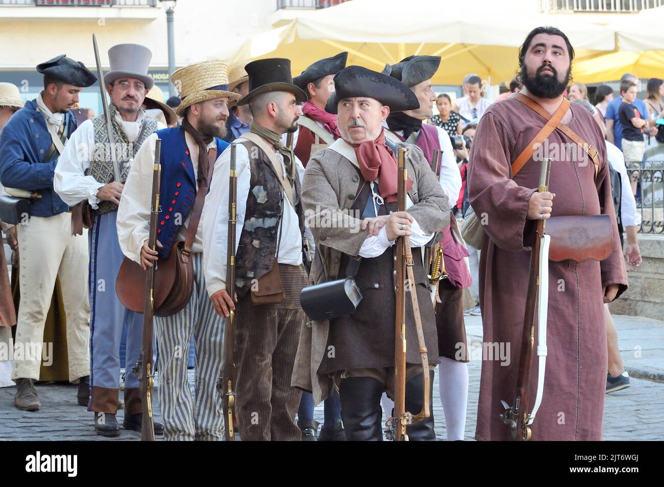 Historical reenactment of the spanish war of independence against ...
