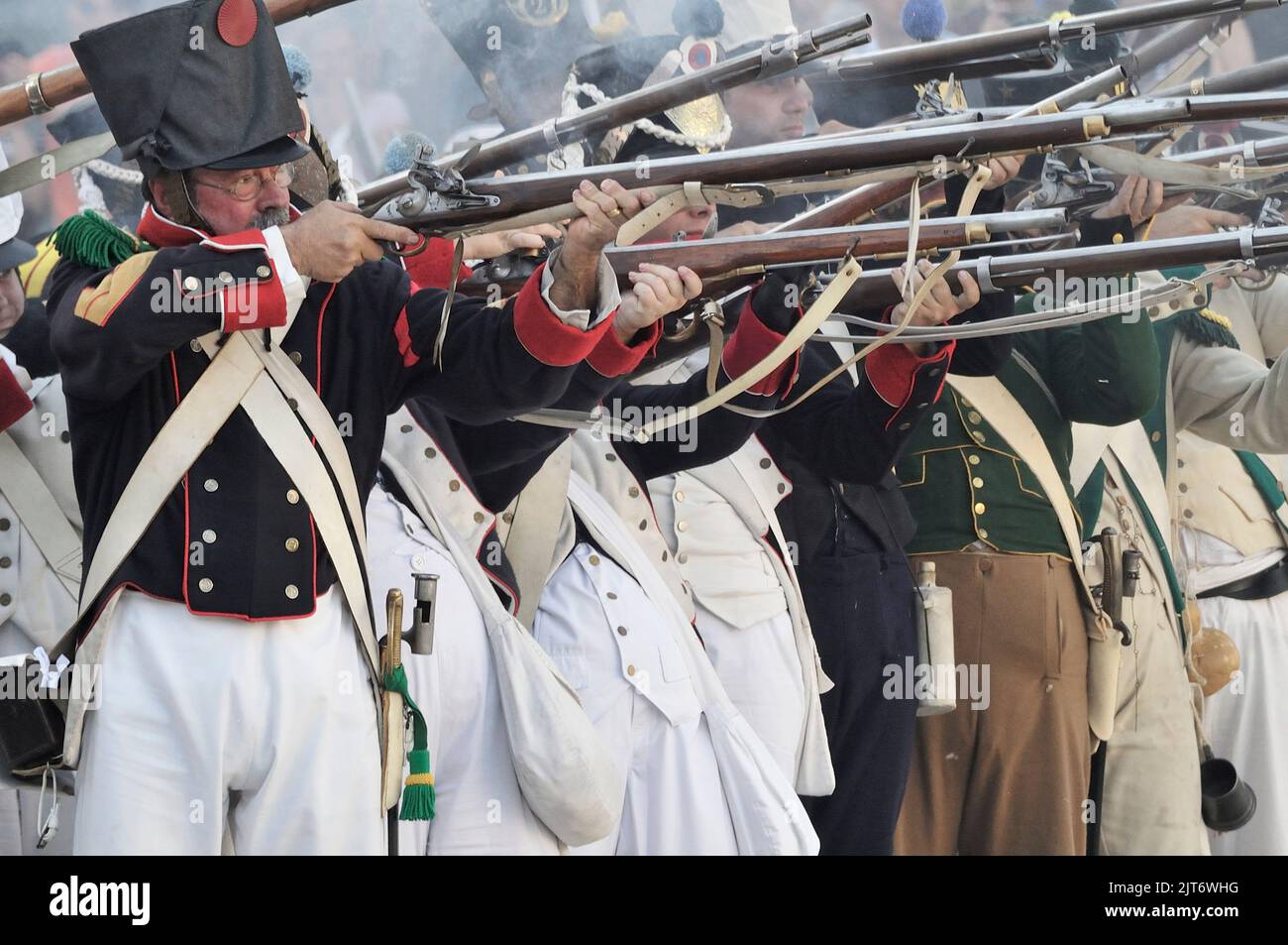 Historical reenactment of the spanish war of independence against ...