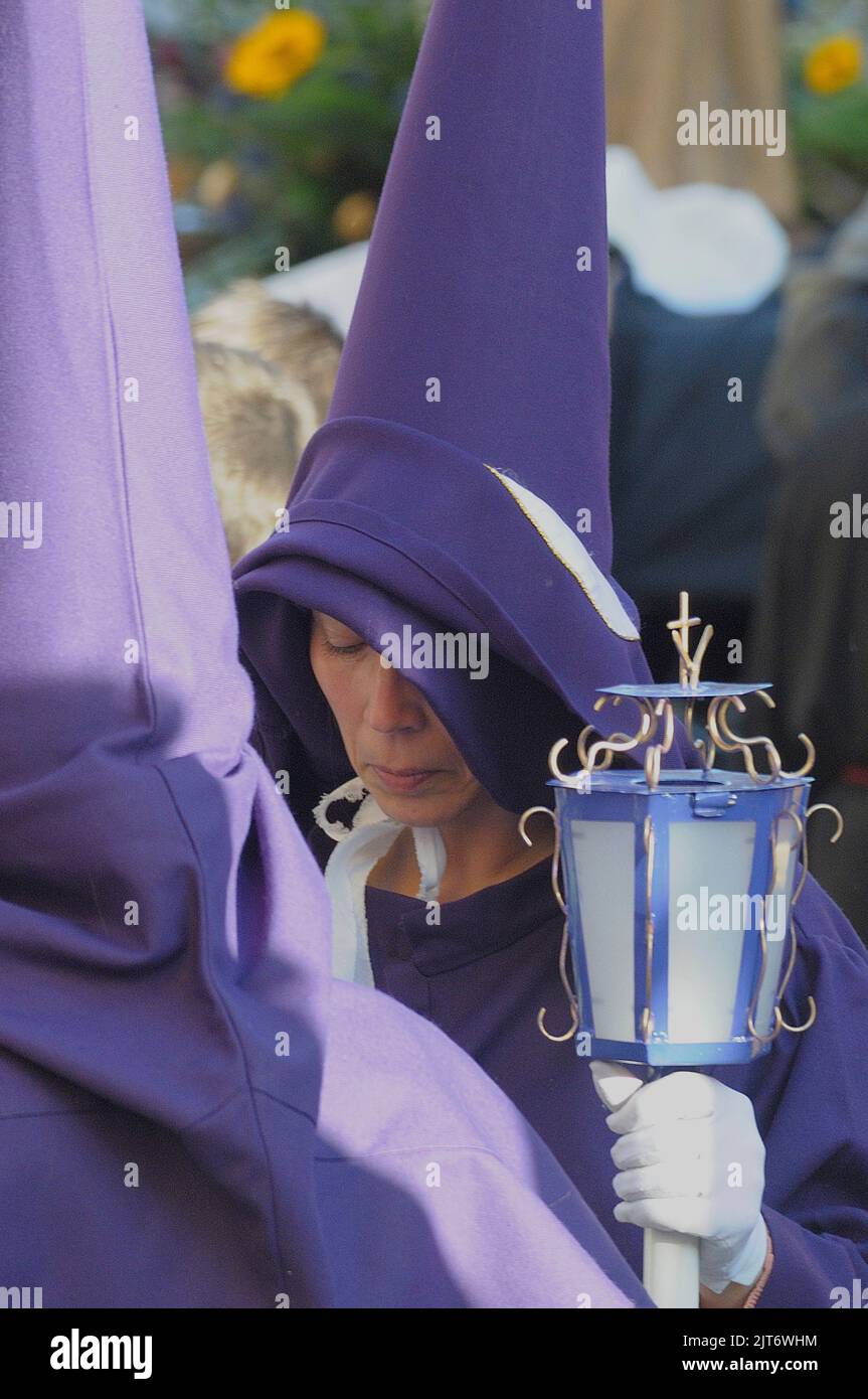 The start of the Good Friday procession in San Lorenzo de El Escorial ...