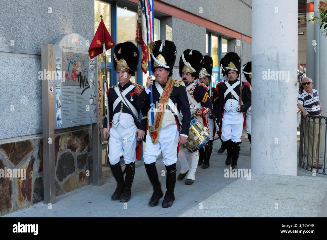 Historical reenactment of the spanish war of independence against ...