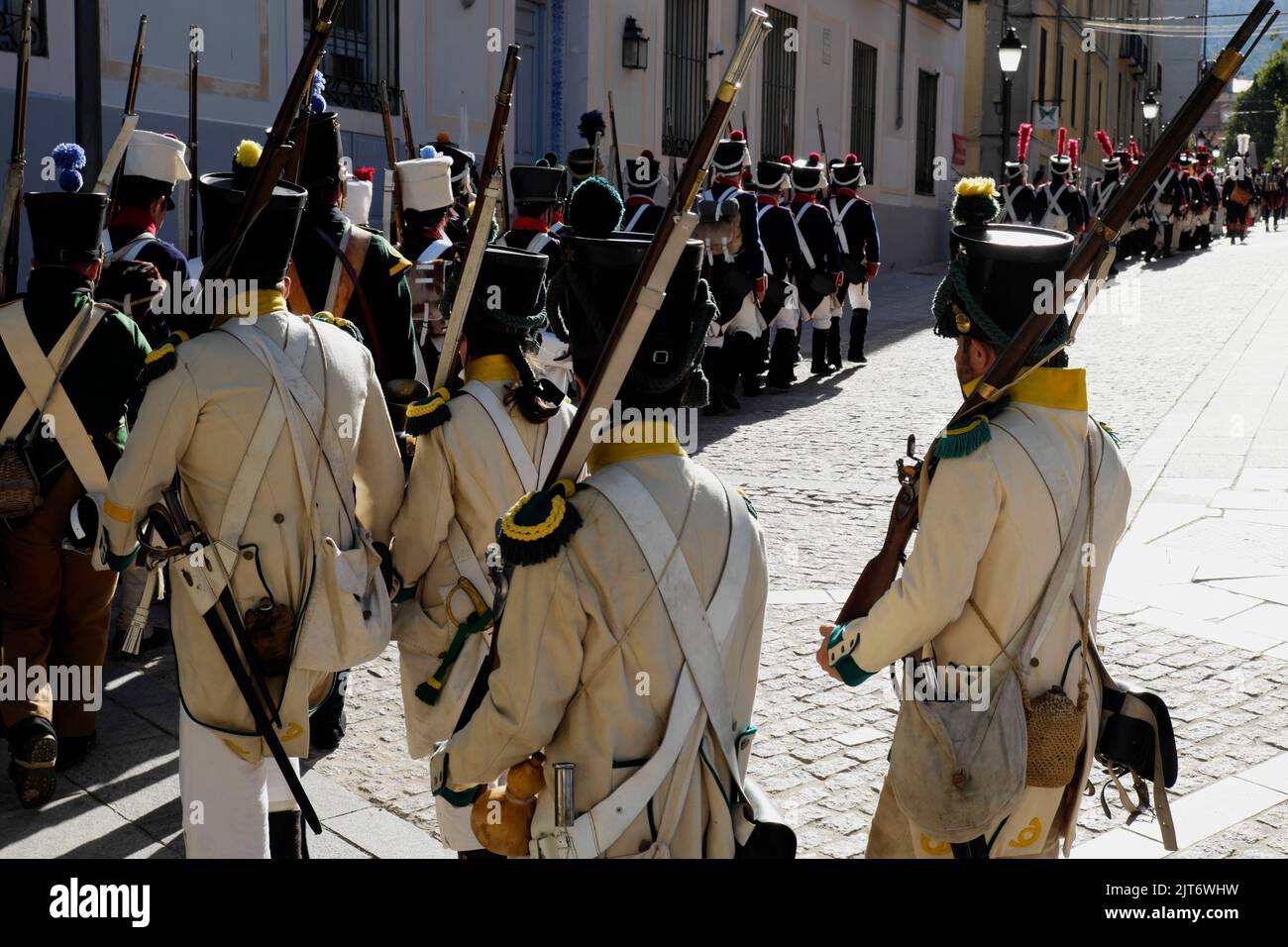 Historical reenactment of the spanish war of independence against ...