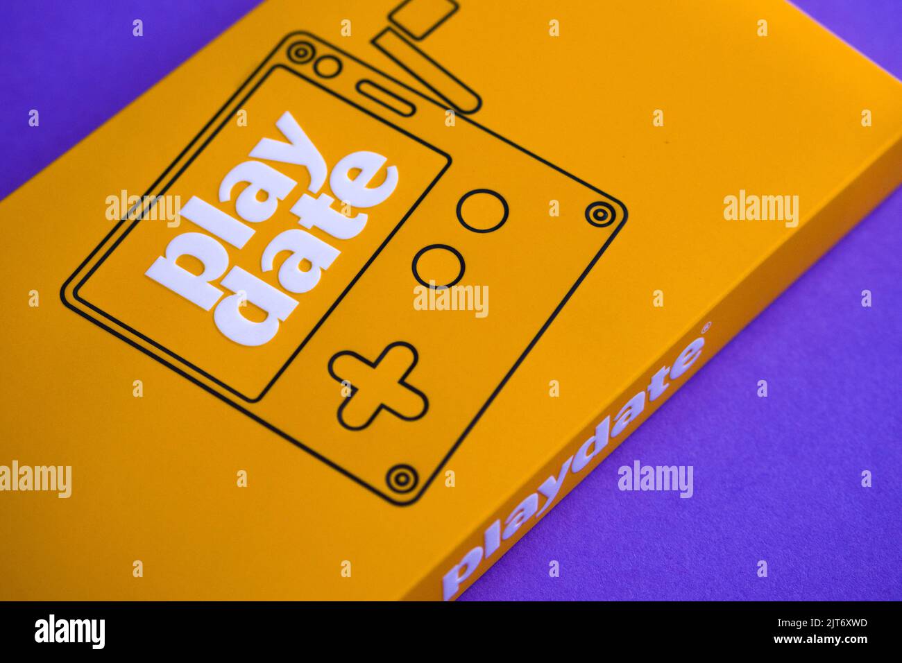 Playdate console packaging – portable handheld video game system ...