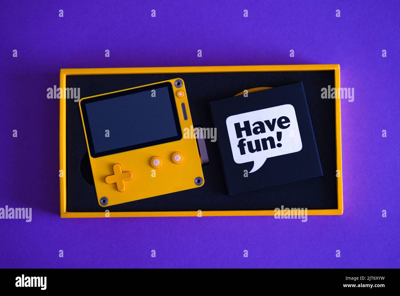 Playdate console in packaging – portable handheld video game system ...