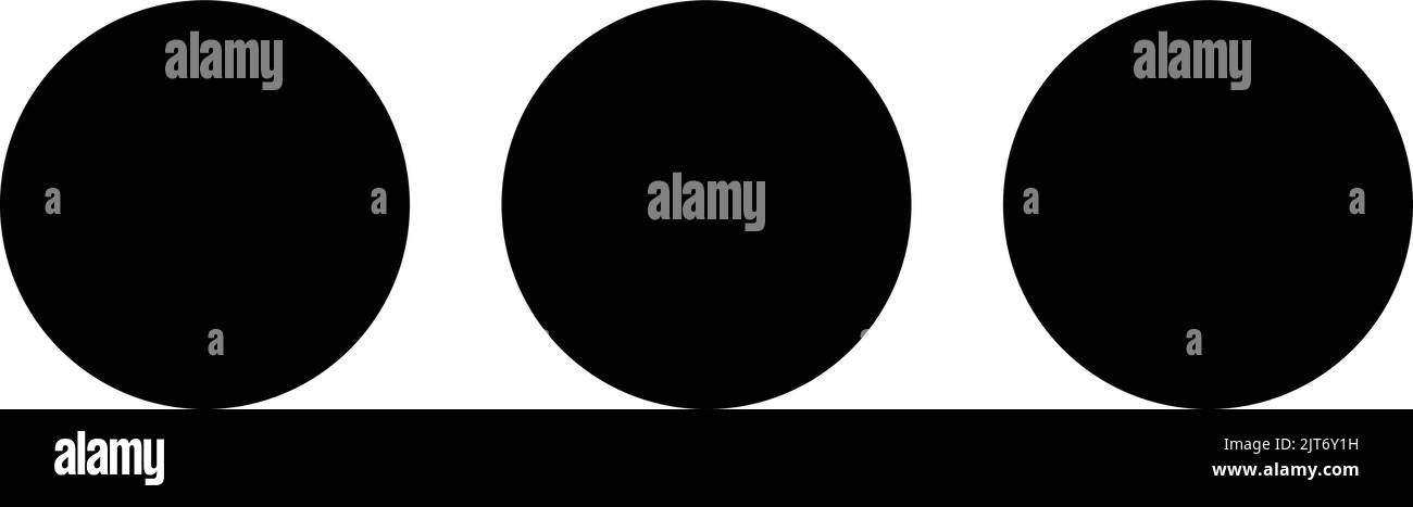 Ellipses icon vector. Triple dots sign. Three dots Stock Vector Image ...