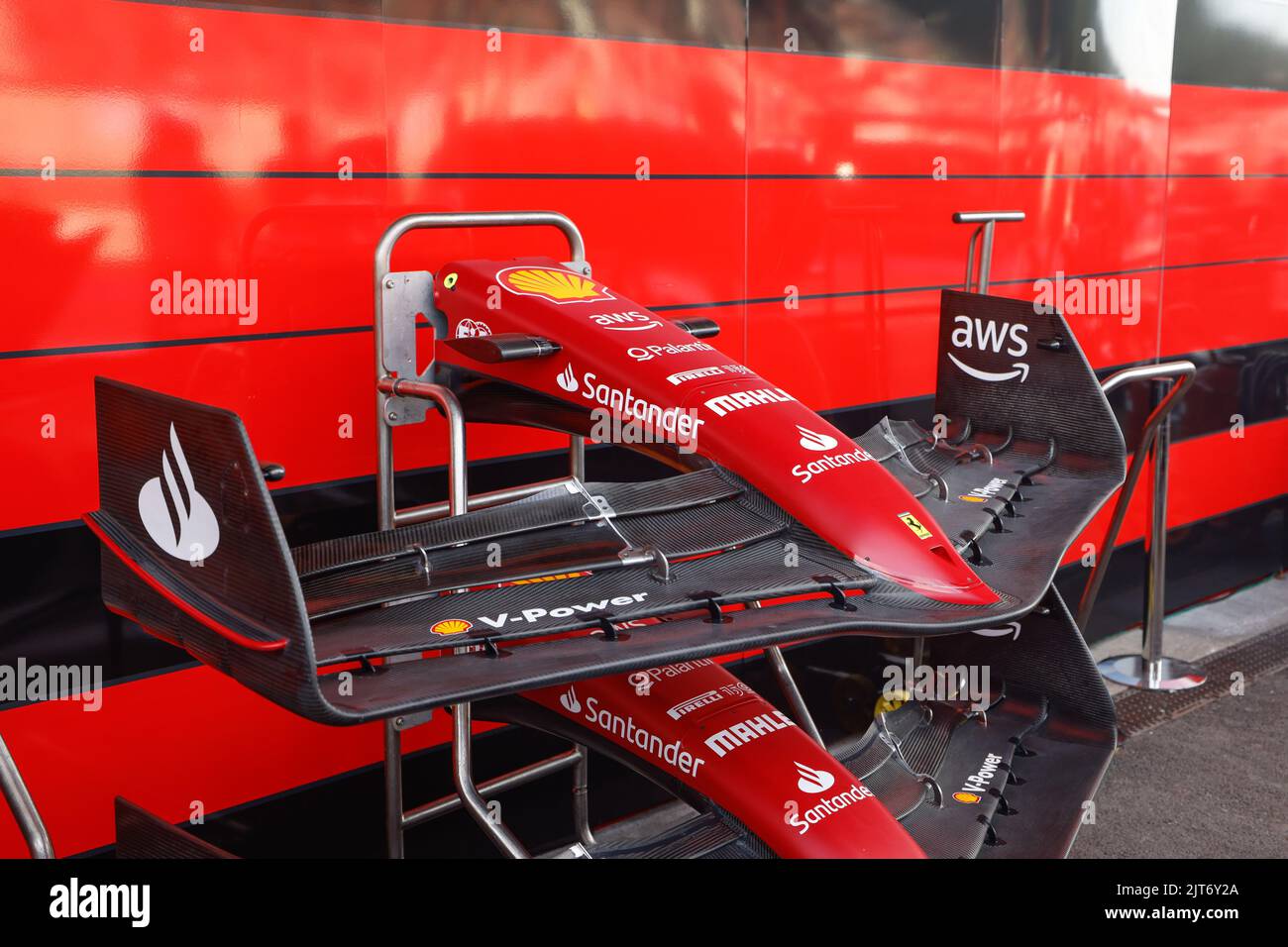Scuderia Ferrari, front wing, aileron, during the Formula 1 Rolex ...