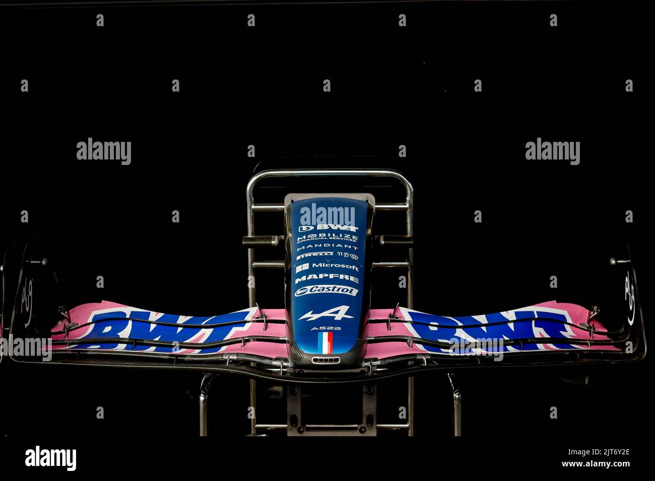 Alpine F1 Team, front wing, aileron, during the Formula 1 Rolex Belgian ...