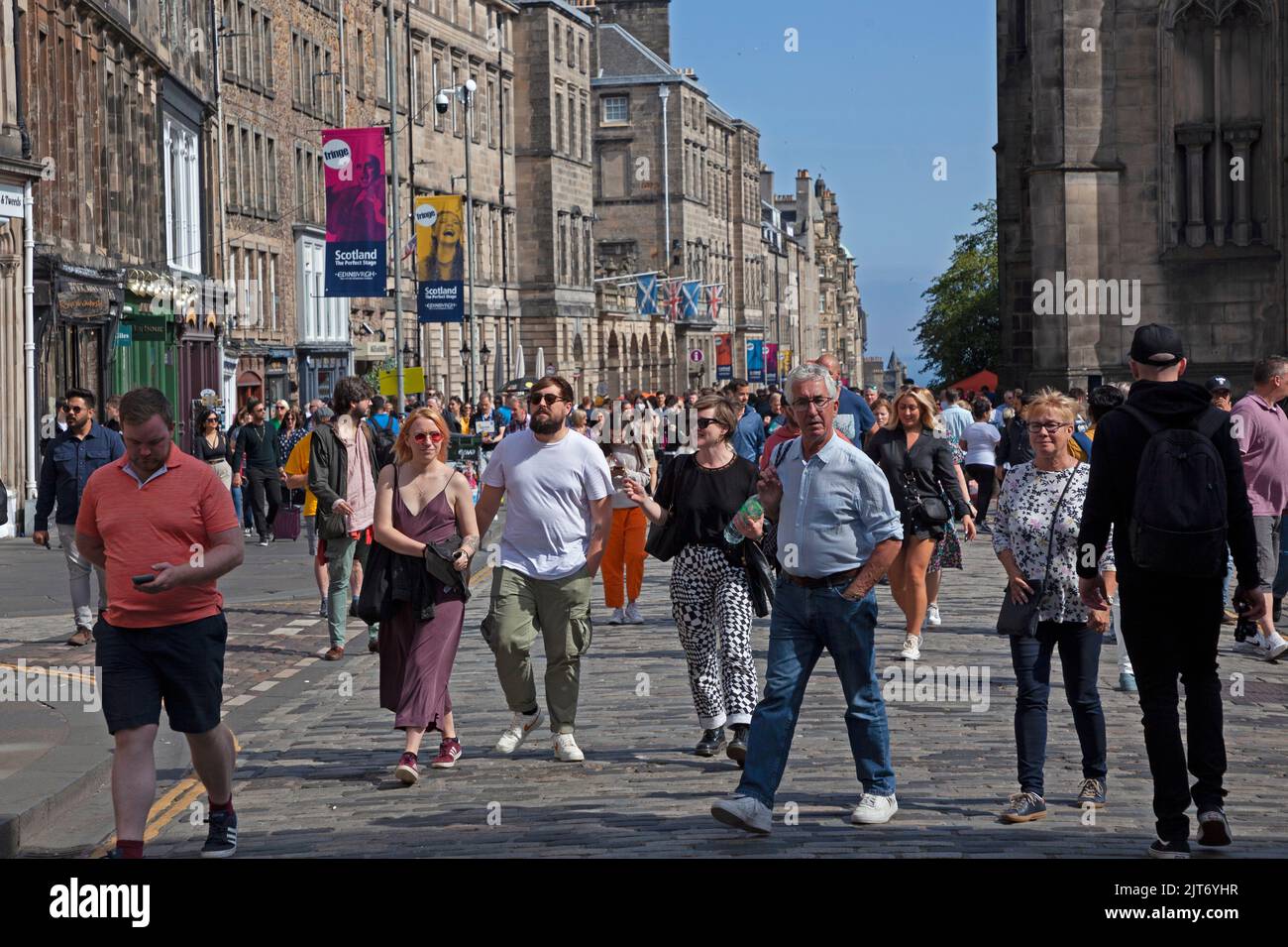 Edinburgh, UK. 28th Aug, 2022. Edfringe penultimate day, Edinburgh ...