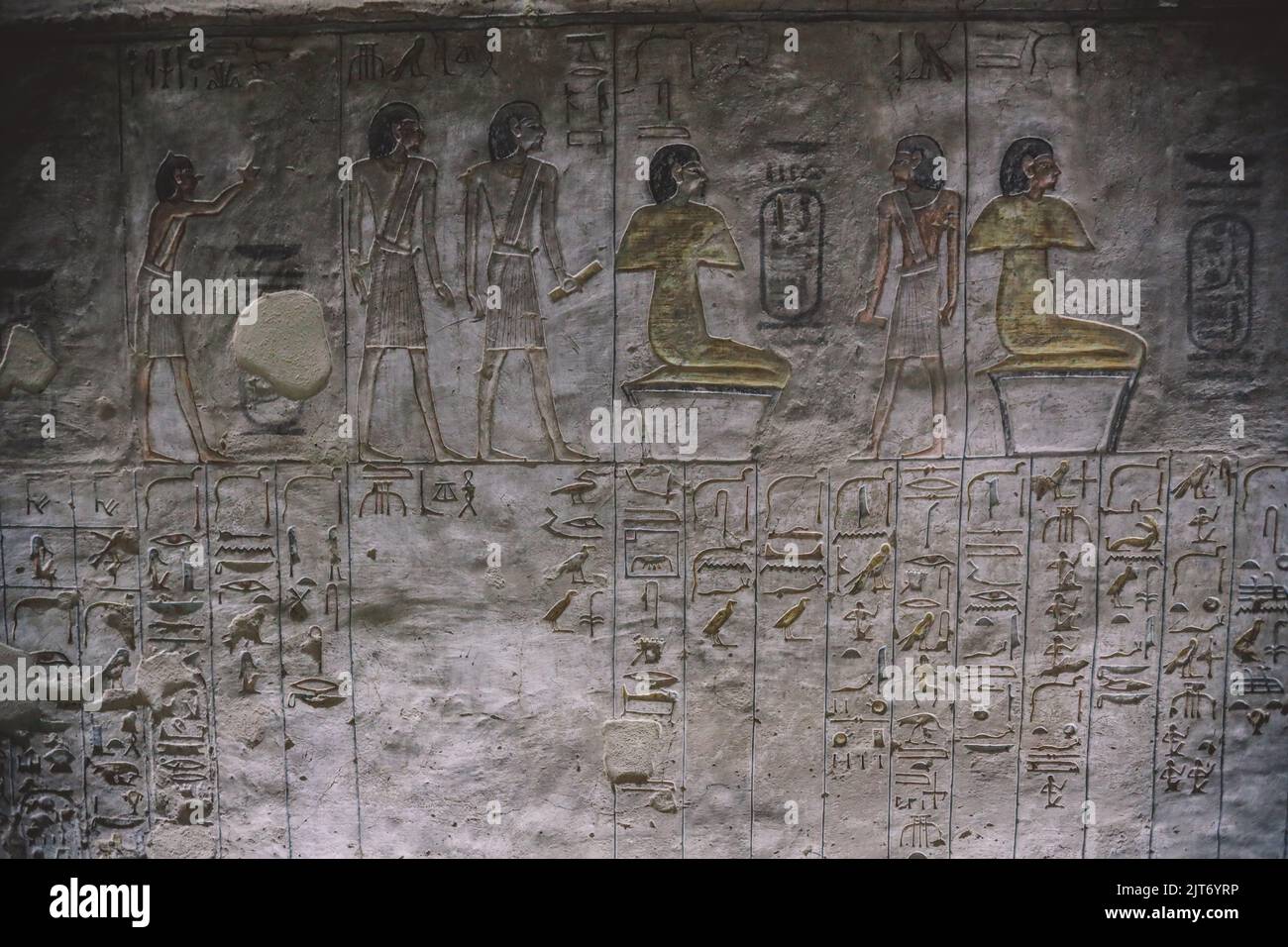 Ancient Egyptian Drawings inside the Pharaoh Tombs in the Valley of the ...
