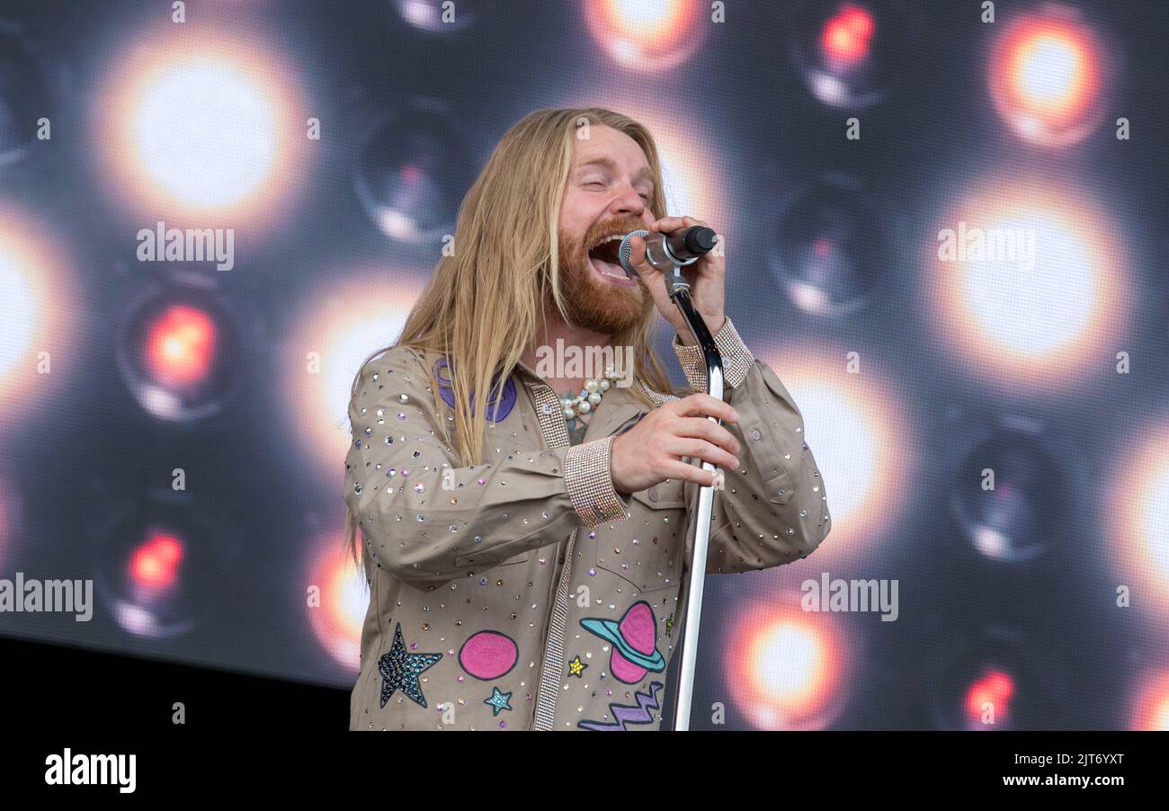 Portsmouth, UK. 28th Aug, 2022. Sam Ryder performing at Victorious ...