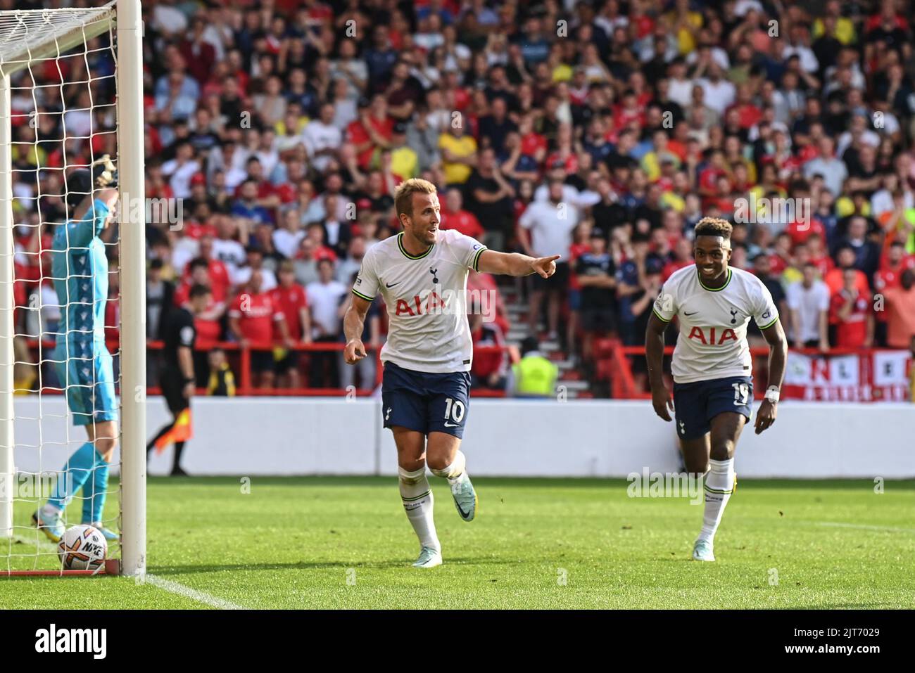 Nottingham, UK. 28th Aug, 2022. Harry Kane #10 of Tottenham Hotspur ...