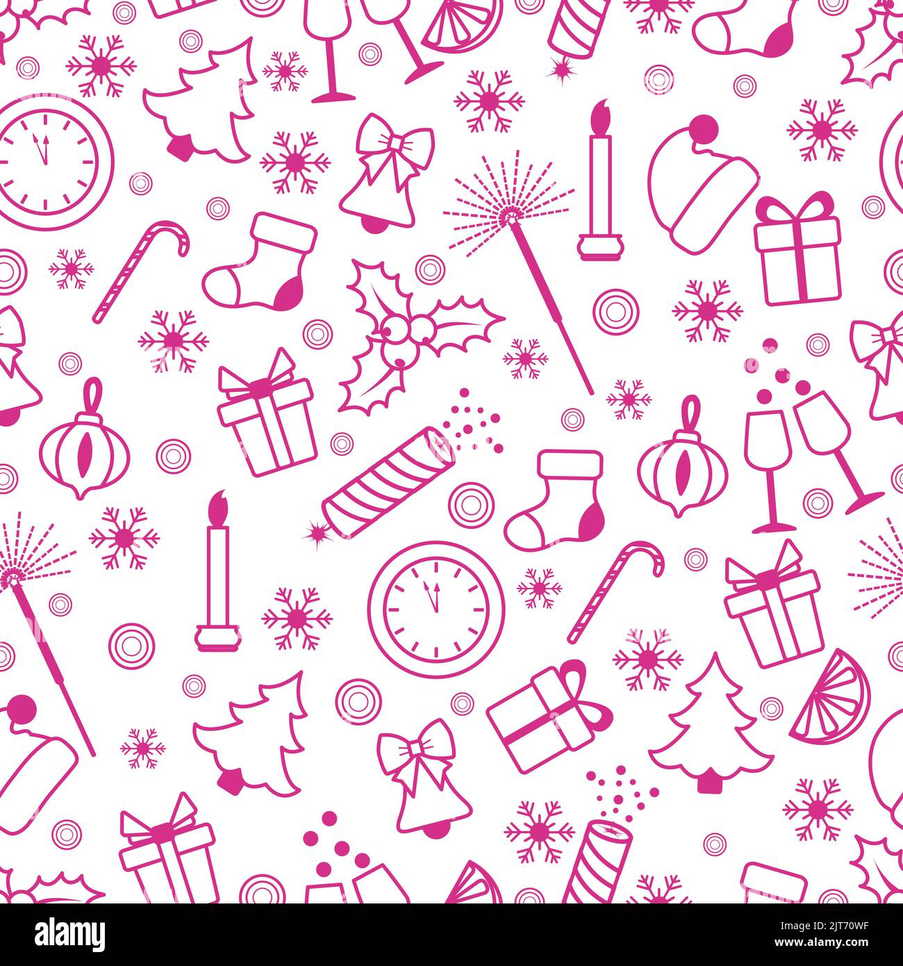 2023 clock in christmas Stock Vector Images - Alamy