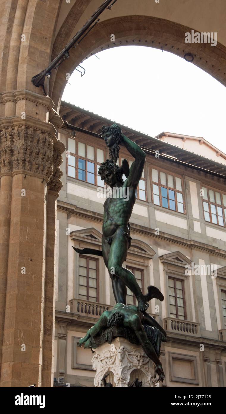 Perseus with the Head of Medusa, Loggia dei Lanzi, Piazza della ...