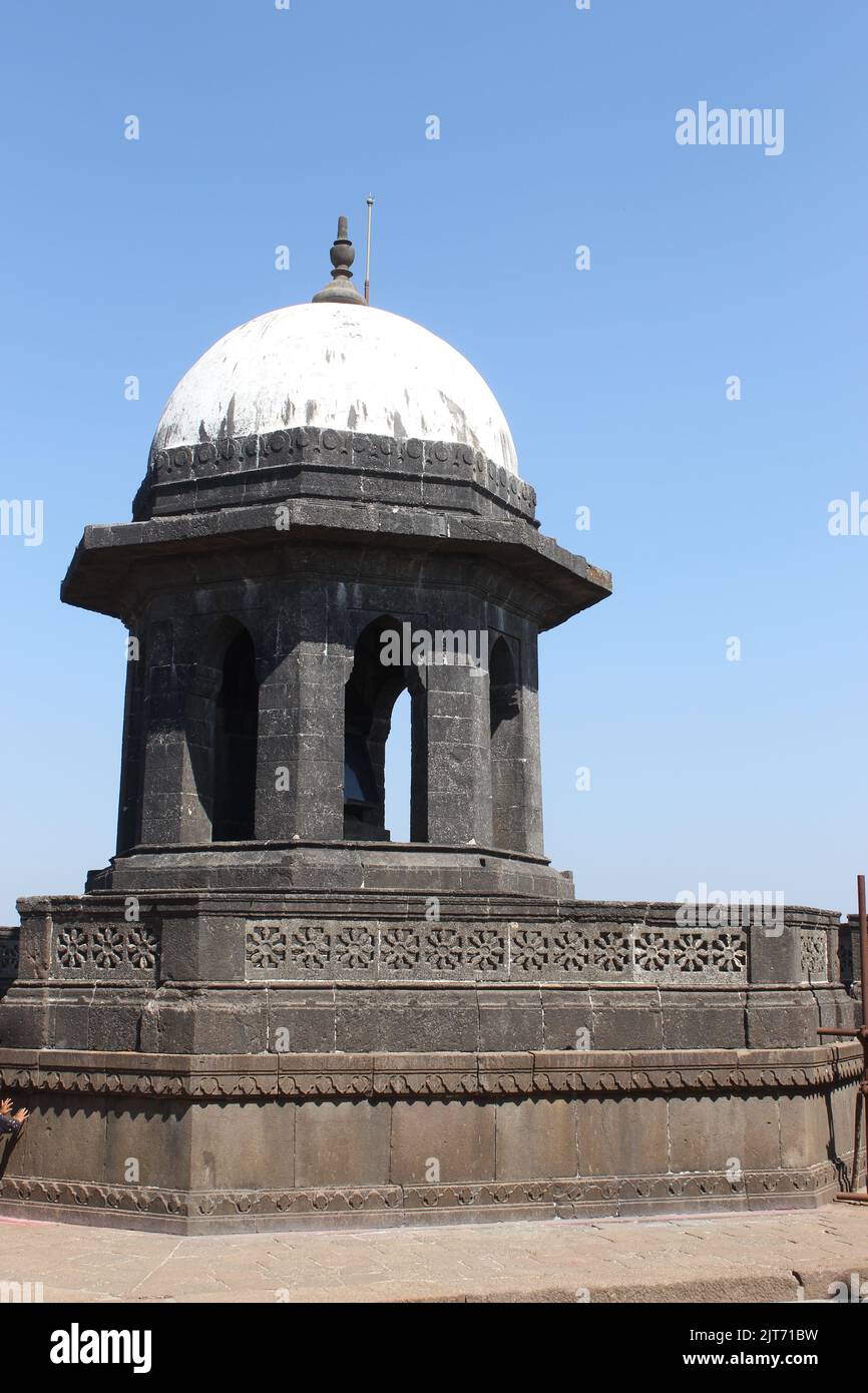 The beautiful view of Chhatrapati Shivaji Maharaj Samadhi, Raigad Fort ...