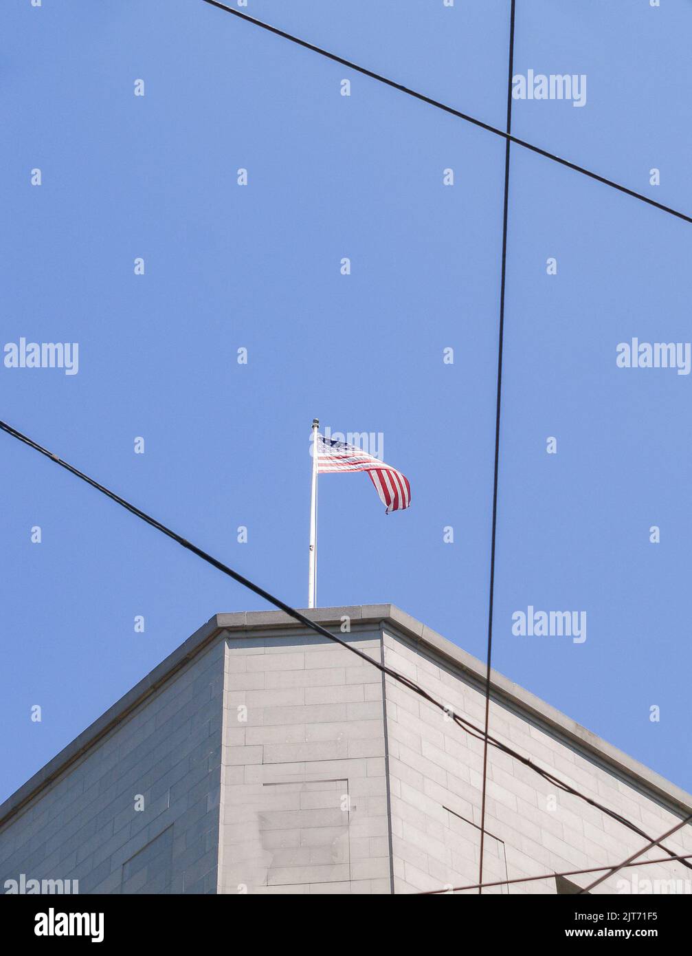 America flag power point background hi-res stock photography and images ...