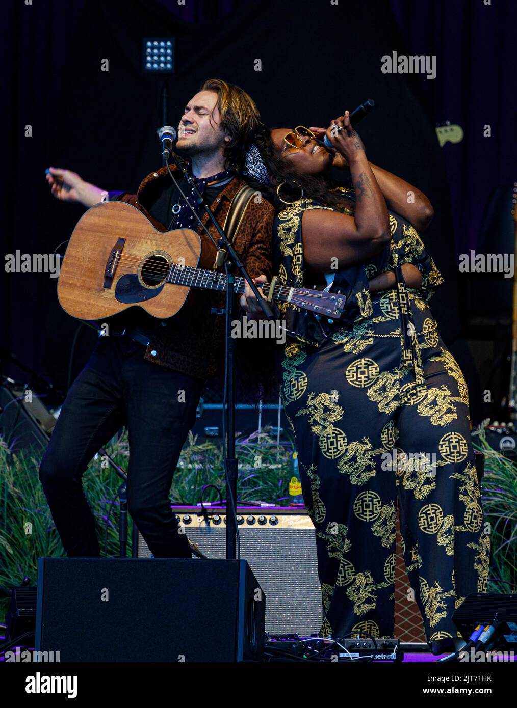 Redmond, WA - AUGUST 27: Country singer Brittney Spencer performs to a ...