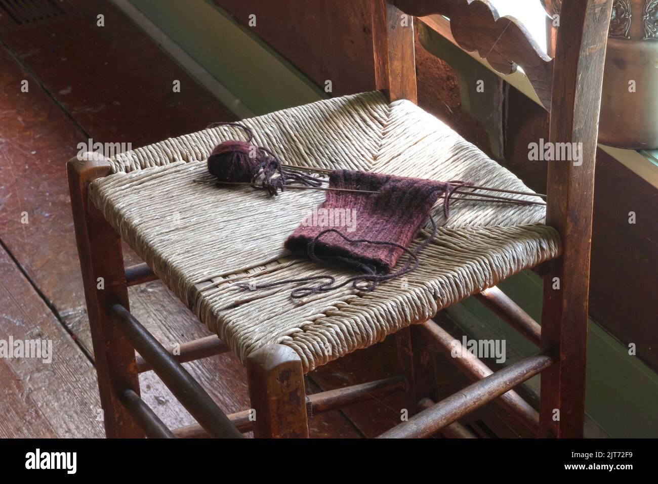 Old knitting patterns on hi-res stock photography and images - Alamy