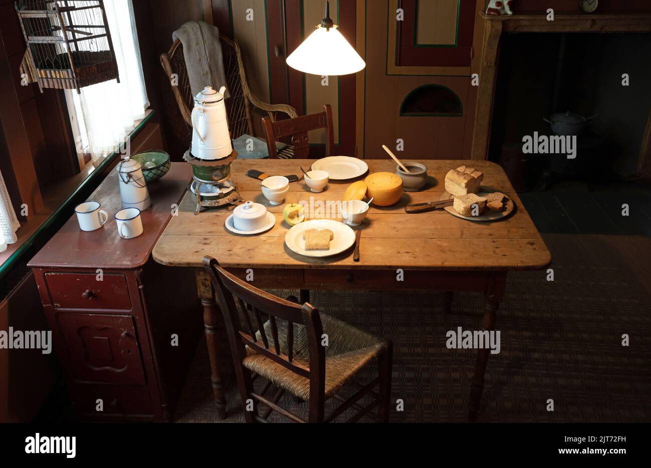 Scene from the past - Breakfast or lunch in the Netherlands (early 1900 ...