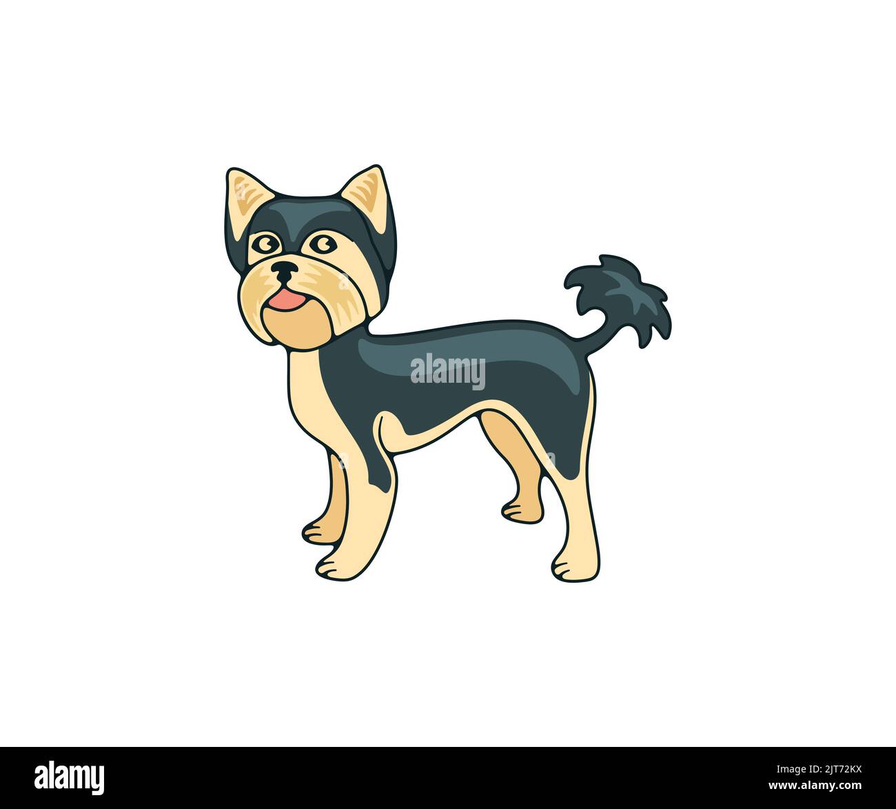 Yorkshire terrier, terrier, dog, logo design. Animal, pet, pet shop and ...