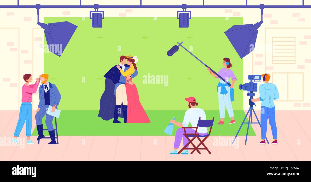 Historical movie. Filmmaking medieval film adaptation, actor role in ...