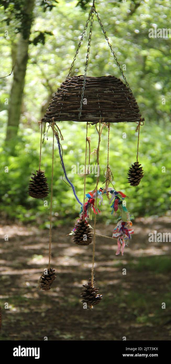 A Rustic Dream Catcher Made Using Natural Materials Stock Photo - Alamy