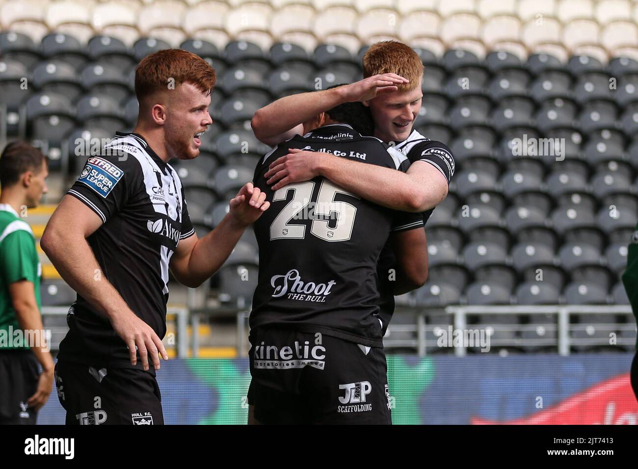 Hull, UK. 28th Aug, 2022. Mitieli Vulikijapani #25 of Hull FC ...