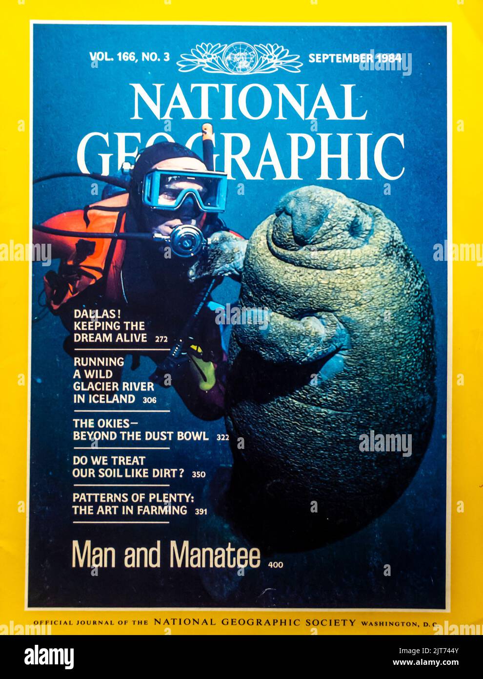 National Geographic magazine cover, September 1984 Stock Photo - Alamy