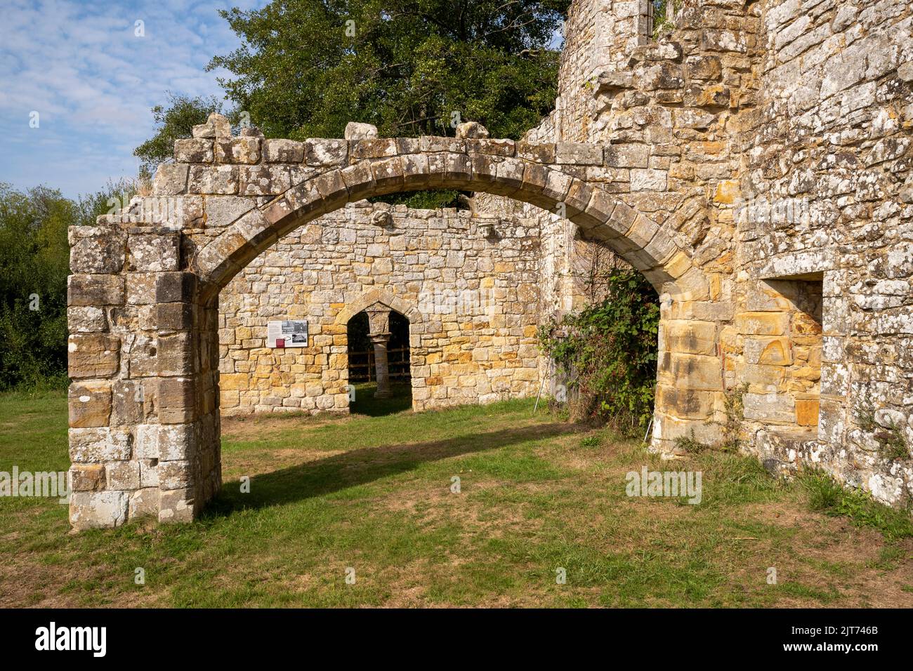 Bayham Old Abbey Stock Photo - Alamy