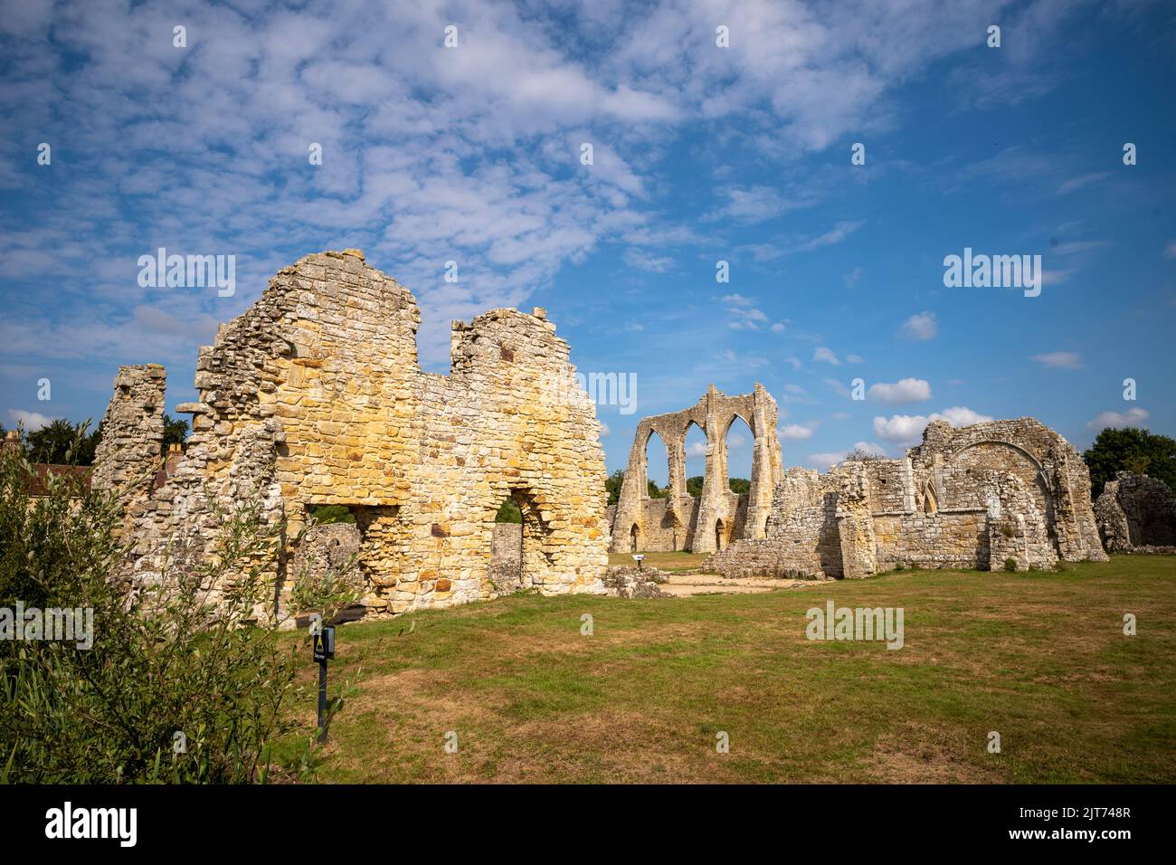Bayham Old Abbey Stock Photo - Alamy