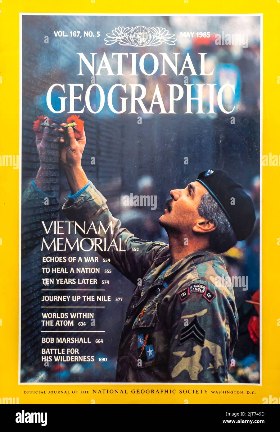 National Geographic magazine cover, May 1985 Stock Photo - Alamy