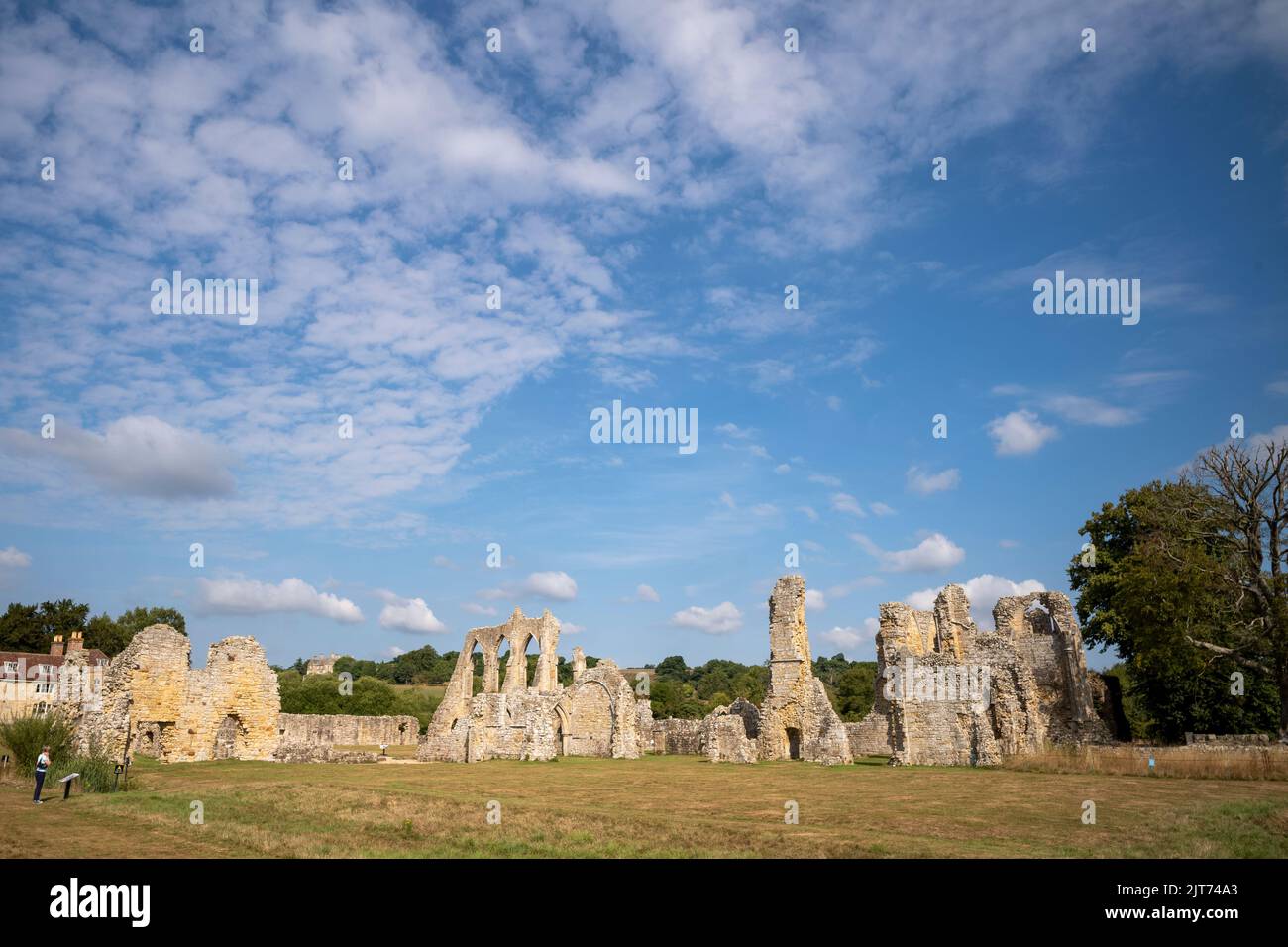 Bayham Old Abbey Stock Photo - Alamy